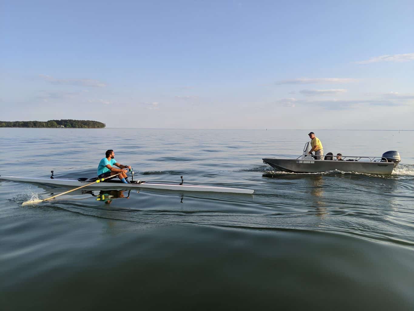 Cutting-Edge Rowing Company Films on Mobjack Bay | Chesapeake Bay Magazine