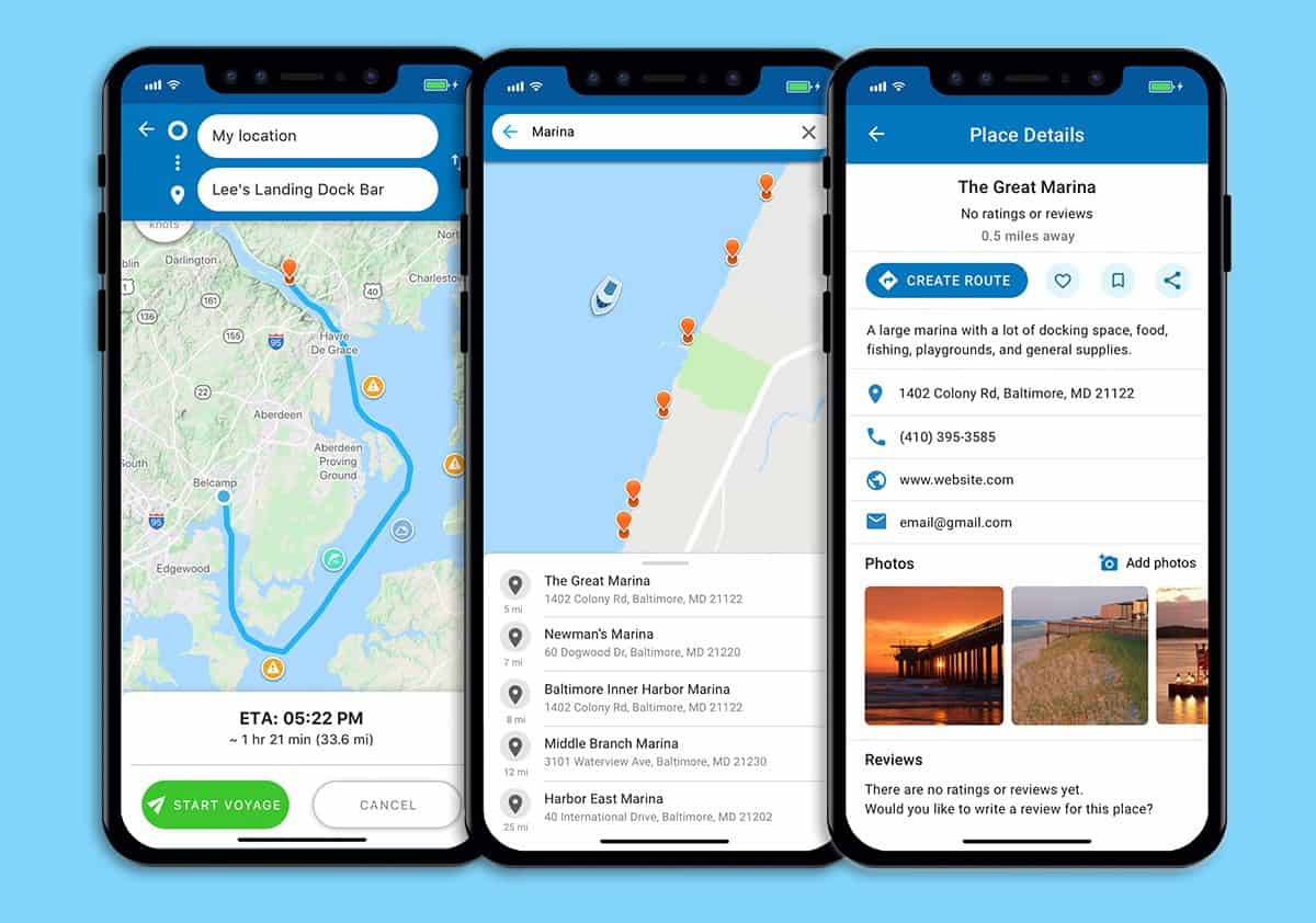 Bay Nav App Launches Auto-Route, New Social Features | Chesapeake Bay ...
