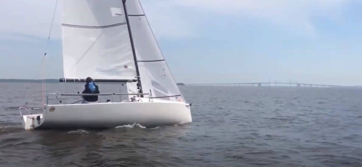 VIDEO: Race at Safe Distance in New Sailing Challenge | Chesapeake Bay ...