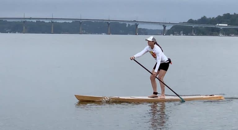 VIDEO: Woman to Take on 215-Mile Bay Paddle in Homemade Wooden ...