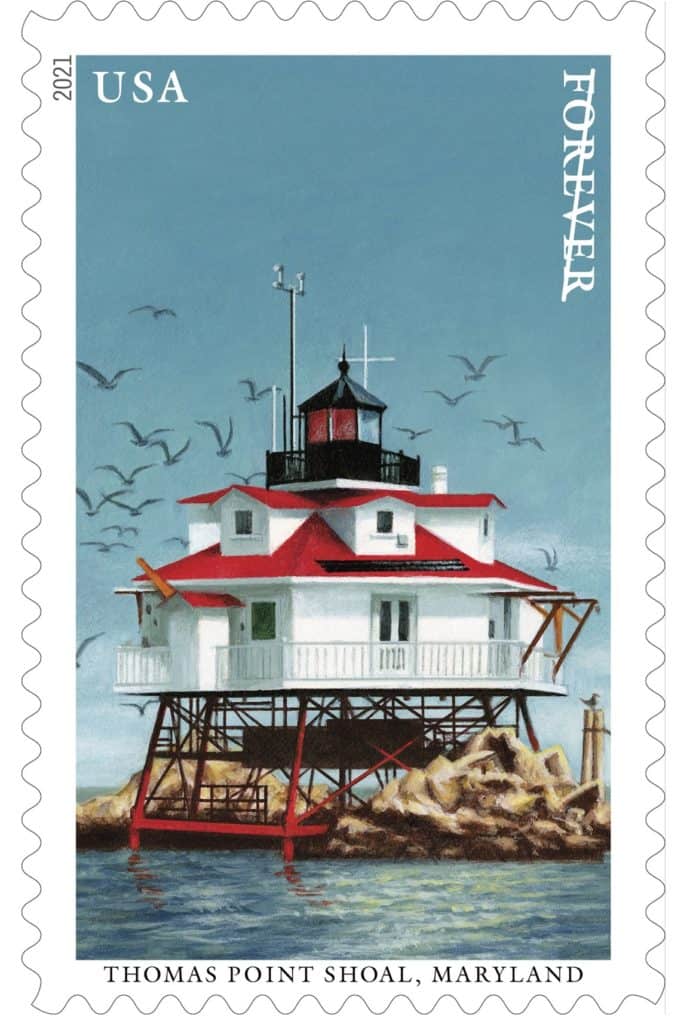 Thomas Point Light U.S. Postage Stamp to be Released | Chesapeake Bay Magazine