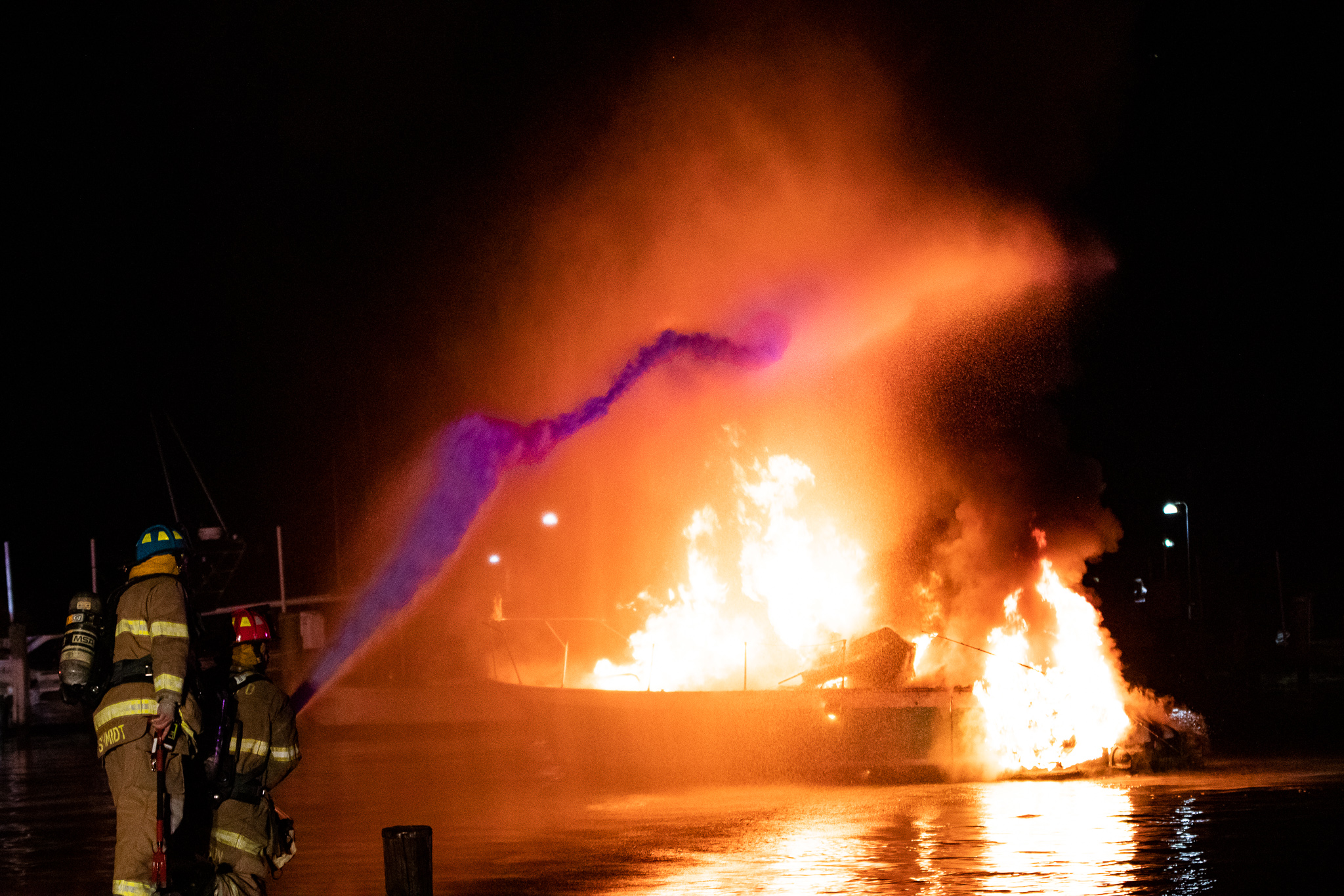 Edgewater Boat Fire, Explosion Under Investigation | Chesapeake Bay ...