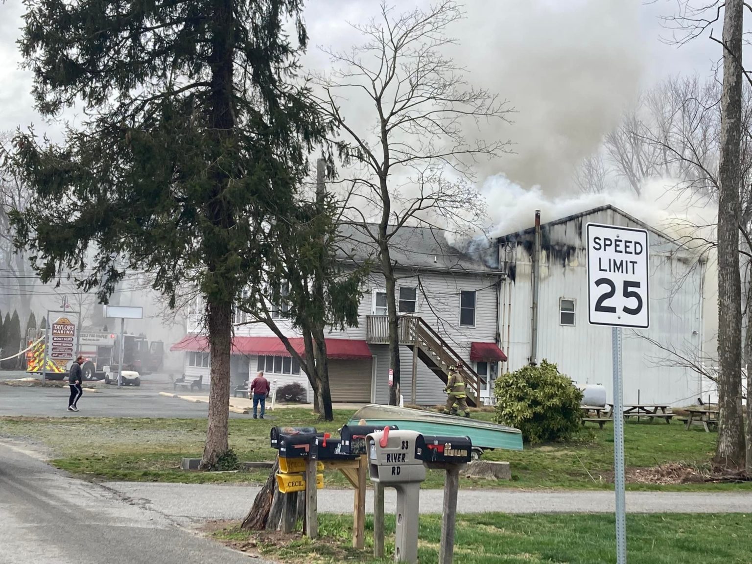 Fire Damages Marina Boat Shop on Elk River | Chesapeake Bay Magazine