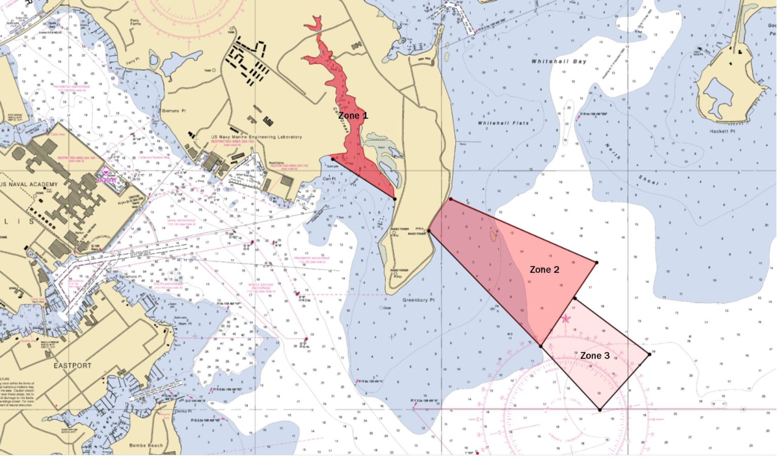 Navy Training Danger Zones to Restrict Boating in Annapolis's Whitehall ...