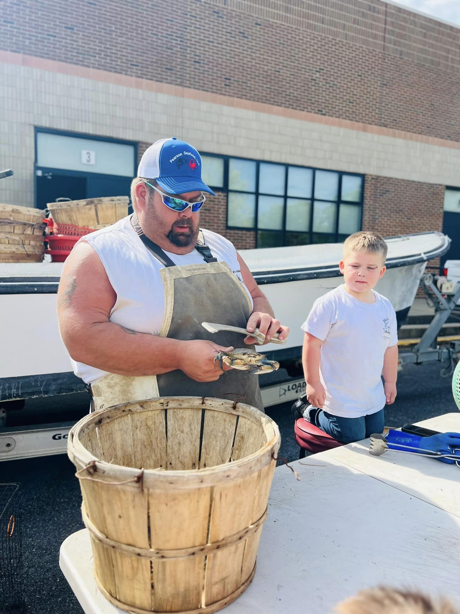 Waterman Brings Entire Workboat to Son's Pre-K Career Day | Chesapeake ...