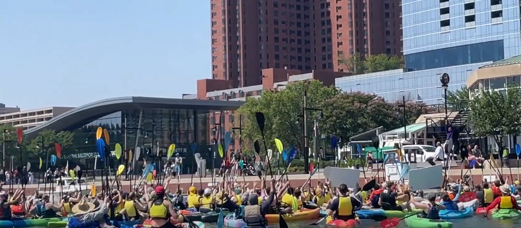 VIDEO: Hundreds of Paddlers Rock the Harbor in Baltimore Floatilla ...