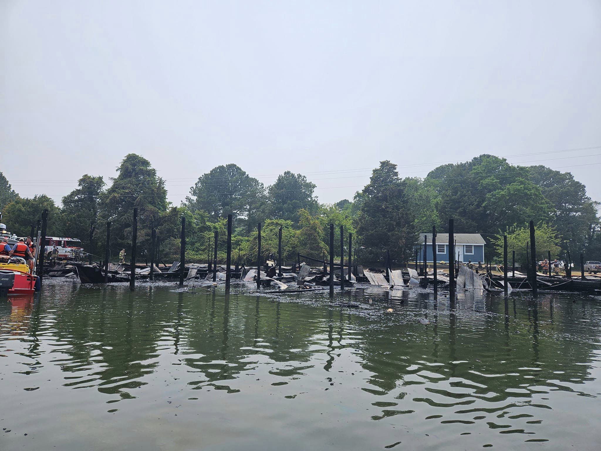 Boats Burn after Apparent Explosion at Southern MD Marina | Chesapeake ...
