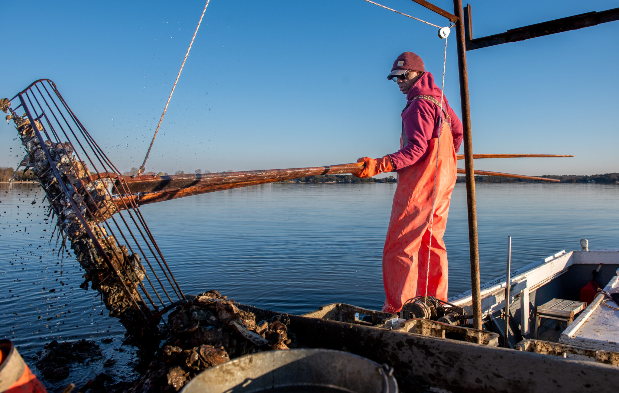 Faces of the Bay: Hand Tongers Buck Lynch & Bobby Washington ...