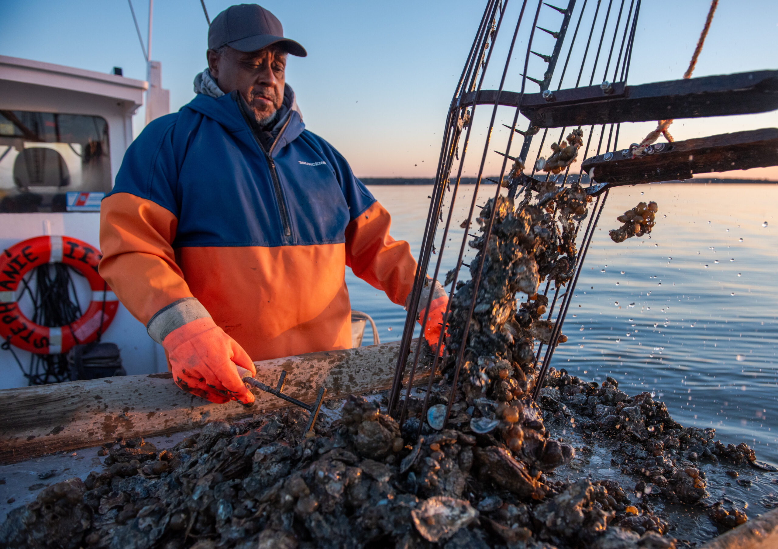 Faces of the Bay: Hand Tongers Buck Lynch & Bobby Washington ...