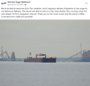 Activity Picks Up at Port of Baltimore, Near-Full Depth Channel to Open ...