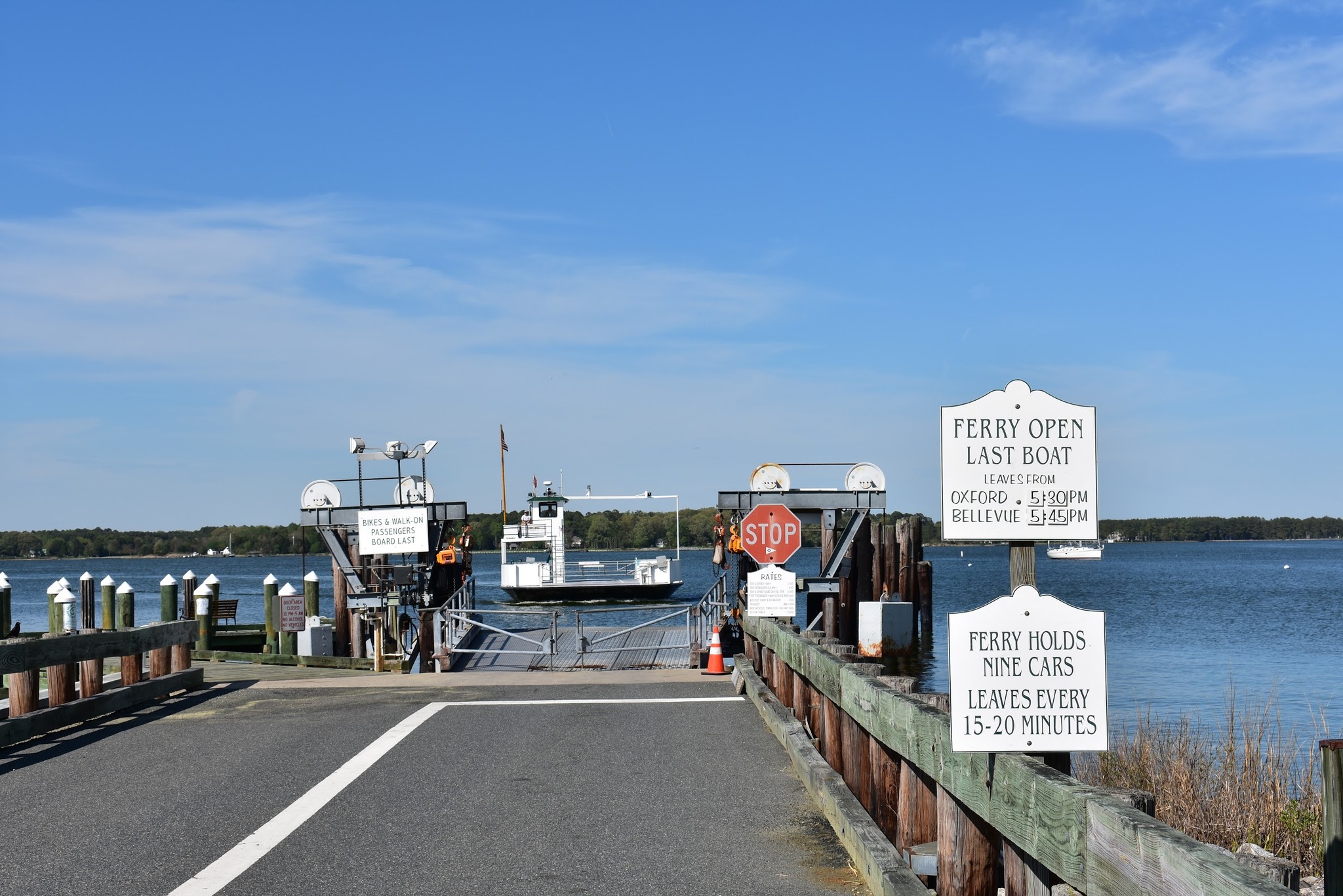 Oxford-Bellevue Ferry, Nation's Oldest Privately Owned Ferry, is for ...