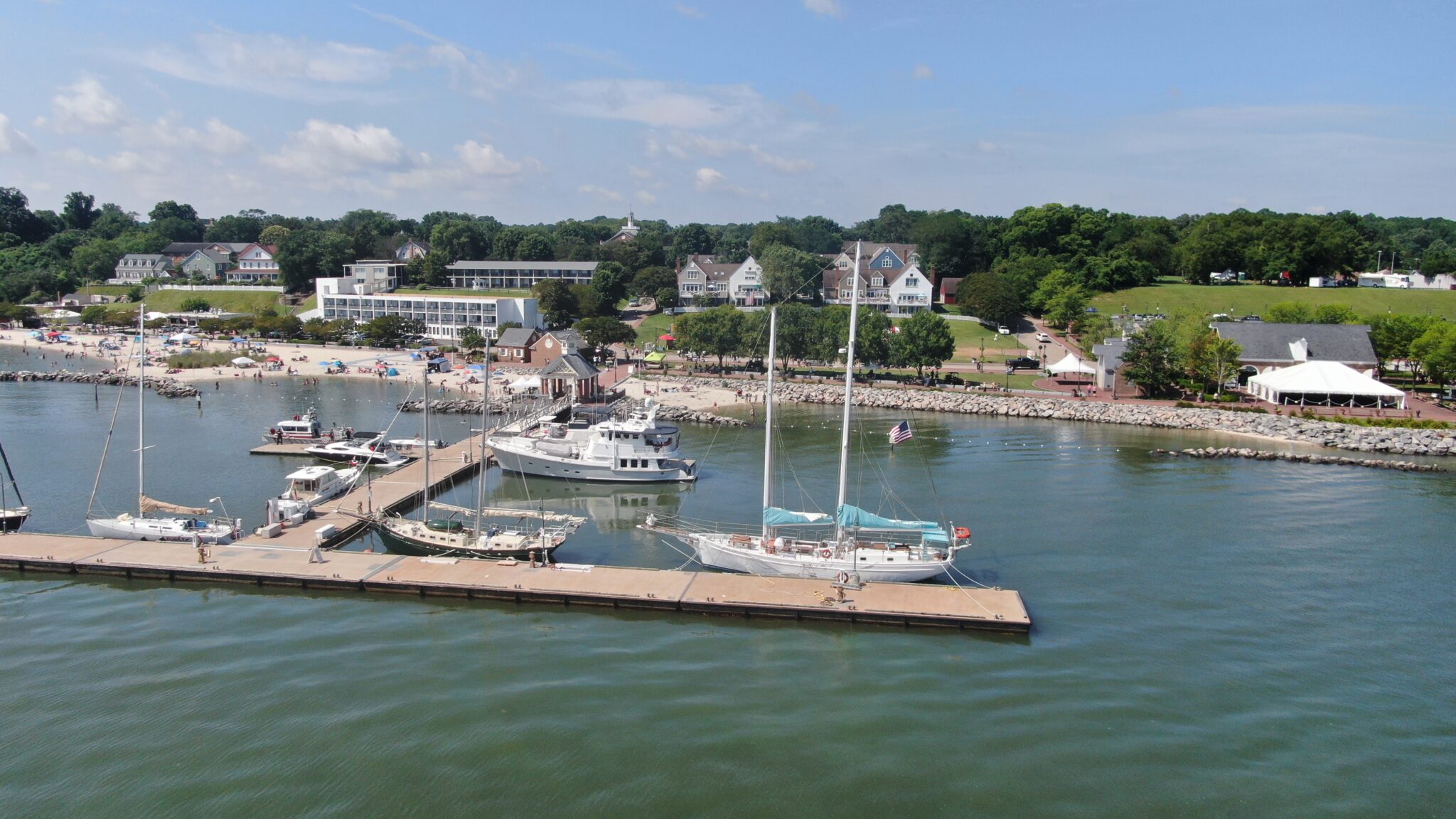 Tie Up at Yorktown's Riverwalk Landing Piers; Step into Historic Charm ...