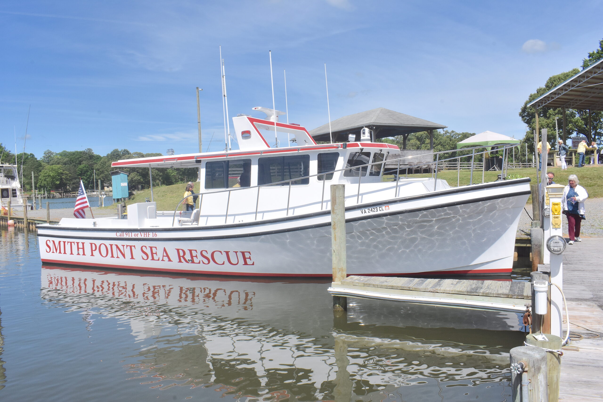 Volunteer Rescue Squad Christens New Rescue Boat on Northern Neck ...