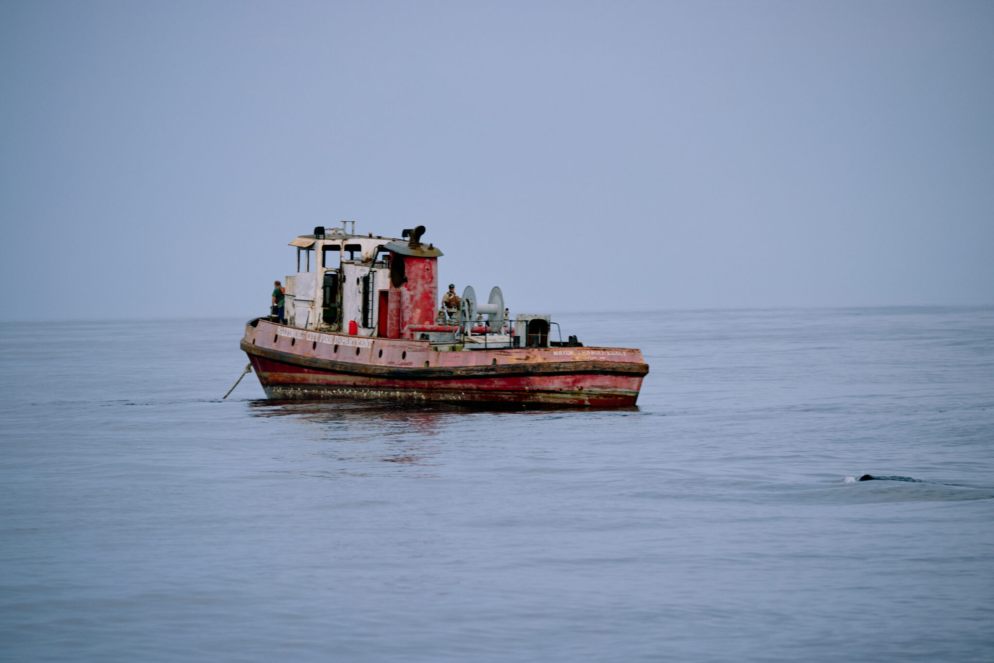 Old Baltimore Fire Boat, Circa 1960, Sunk at Delaware's Artificial Reef ...