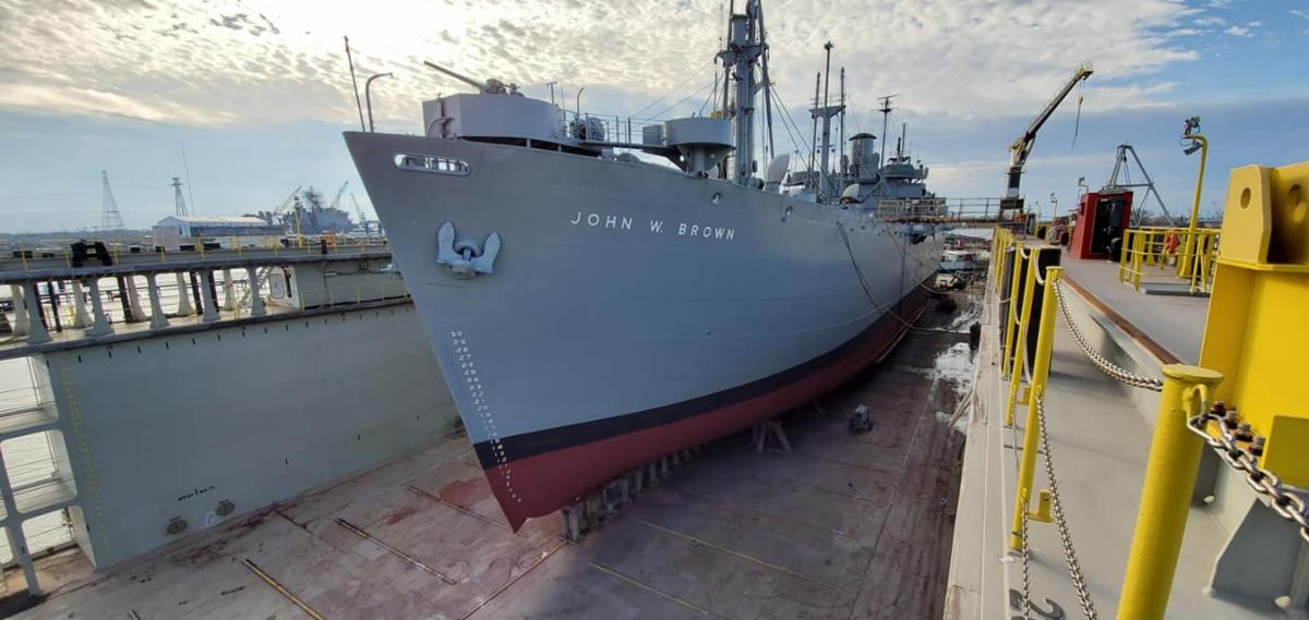 WWII Liberty Ship Heads to Drydock in Norfolk, Thanks to Fundraising ...