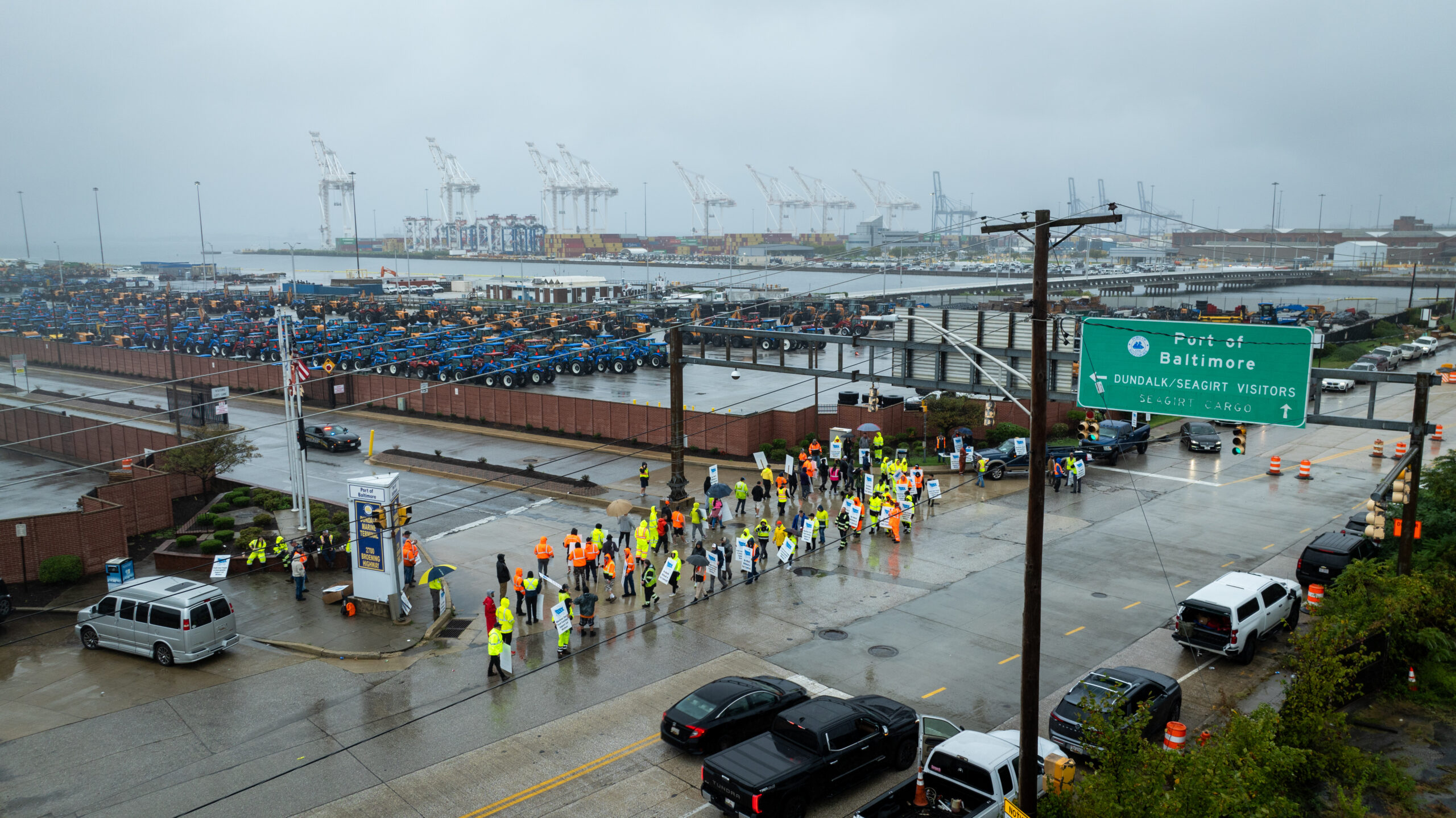 East Coast Port Works Strike, Slowing Down Baltimore, Virginia Shipping ...