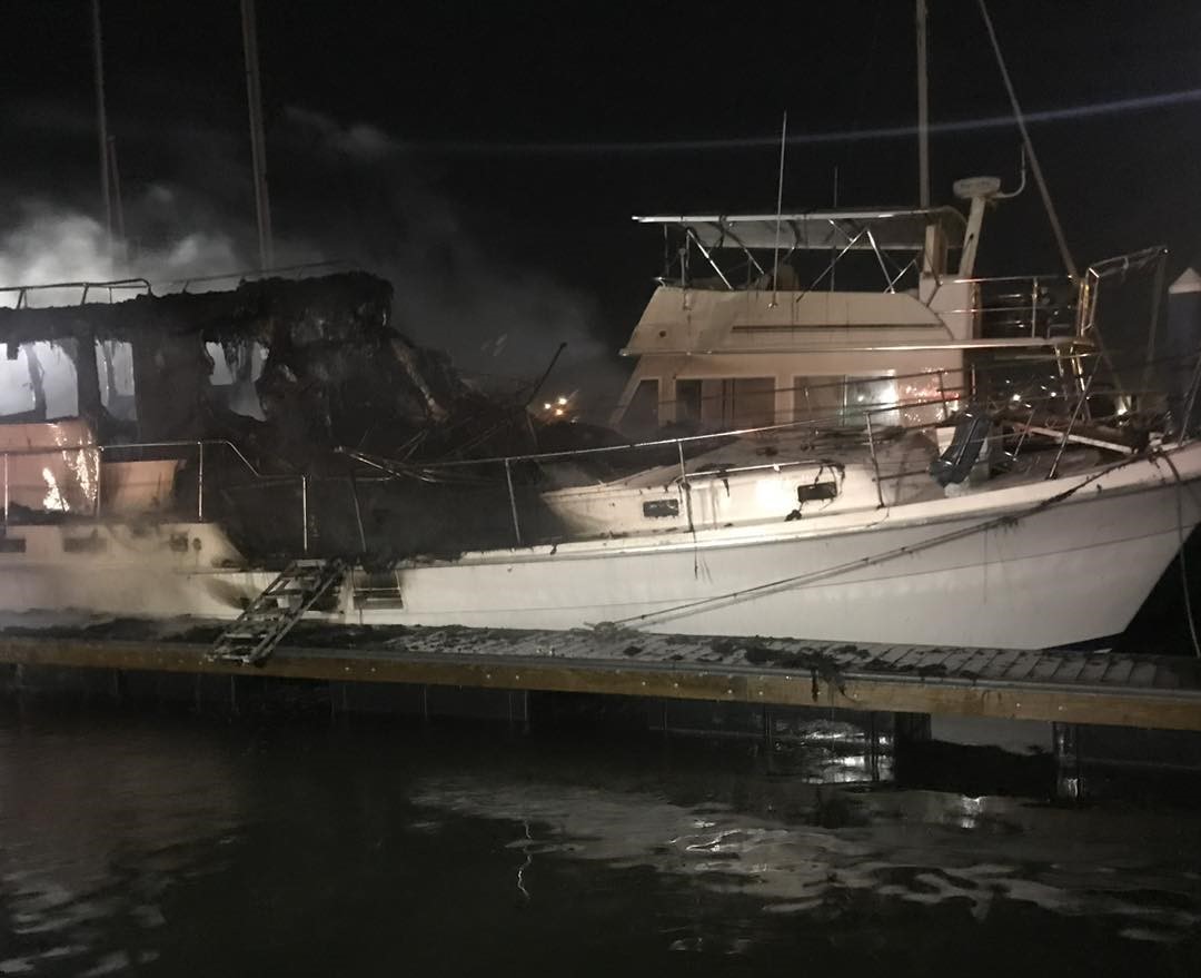 Three Recent Boat Fires in Marina Slips Prompt Warnings | Chesapeake ...