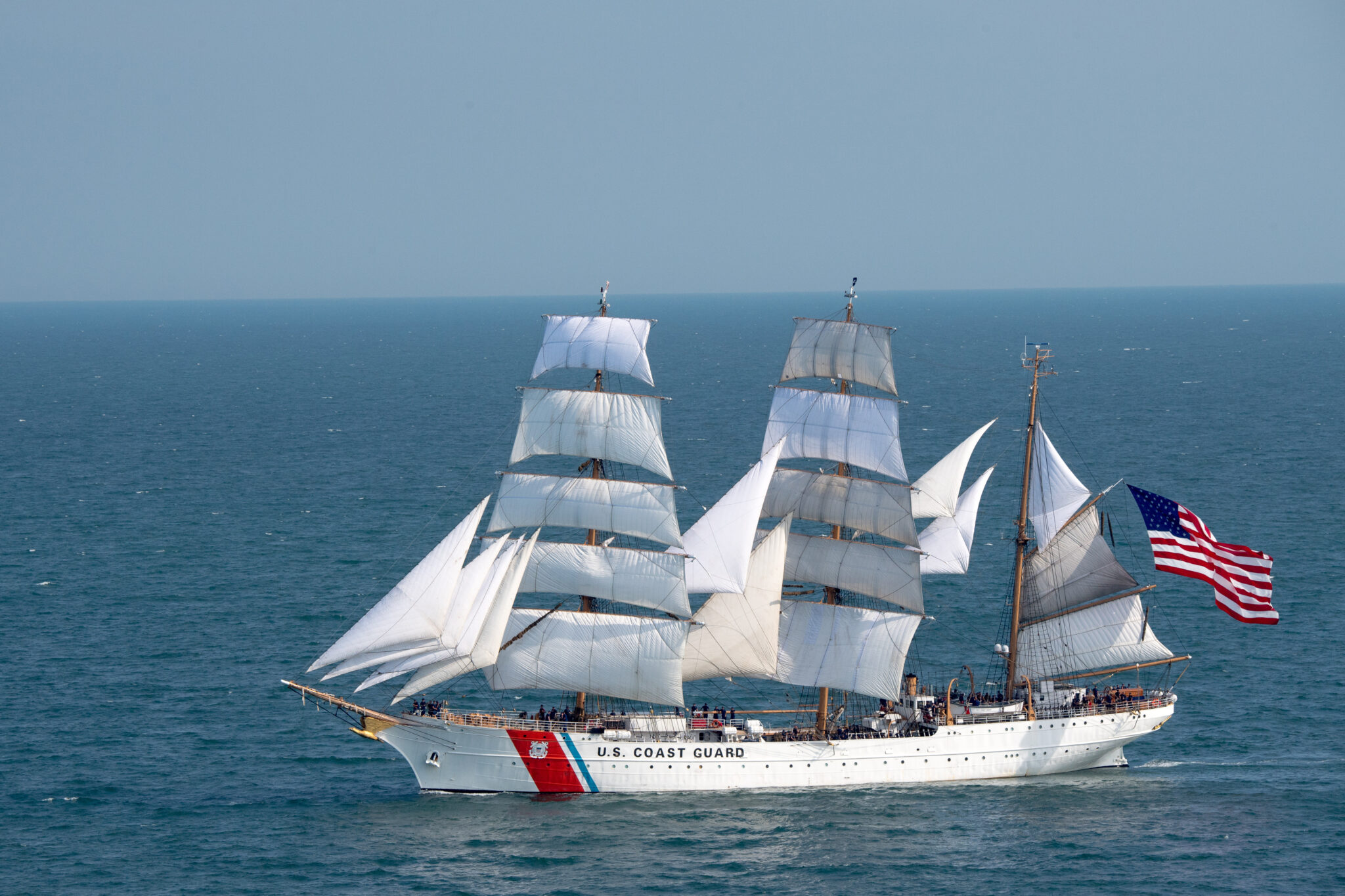 Soar Like an Eagle: MD Coast Guardsman Minds the Sails of Military's Only Active Sailing Ship ...