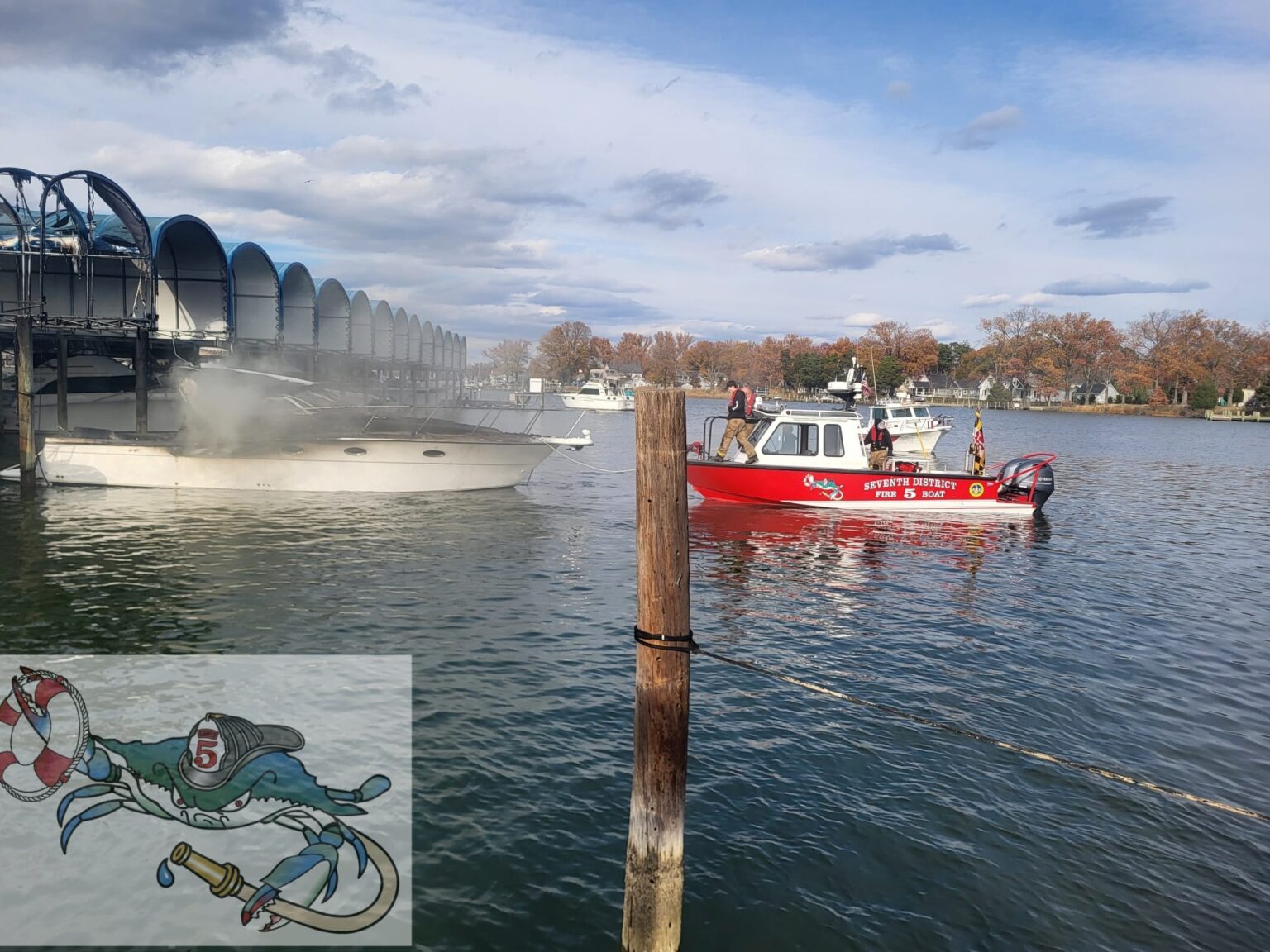Three Recent Boat Fires in Marina Slips Prompt Warnings | Chesapeake ...