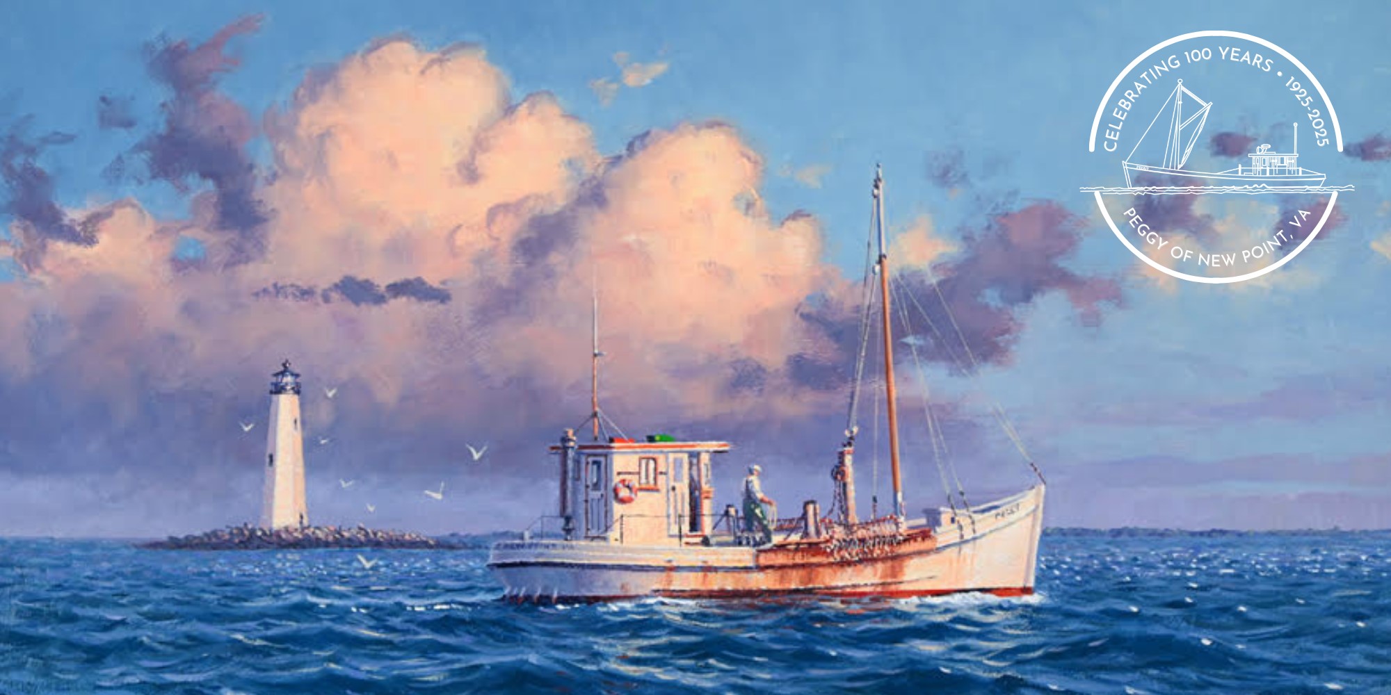 Esteemed Artist Celebrates Mathews, VA, Deck Boat's 100th Year ...