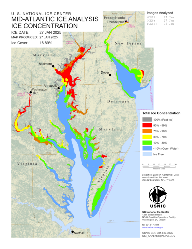 Ice Breaking Continues as Frozen Bay Destroys Dozens of Navigational ...