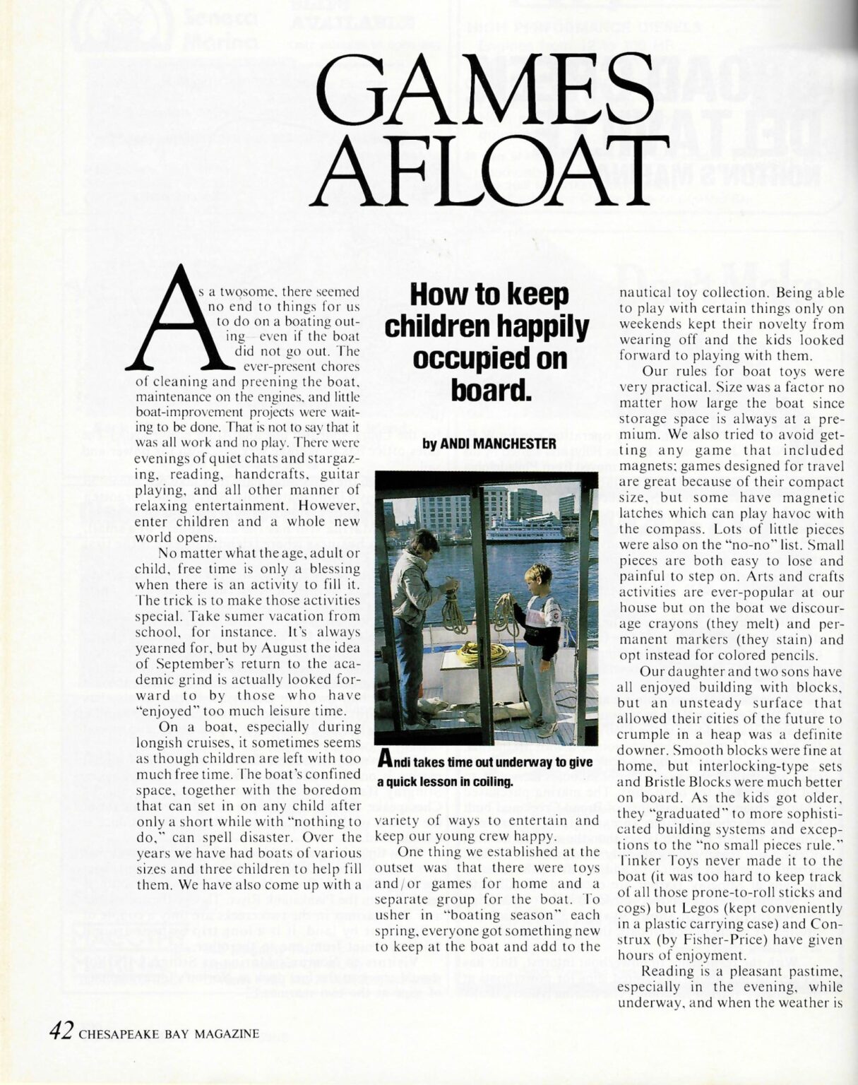 Games Afloat: How to Keep Children Happily Occupied on Board (in 1989 ...
