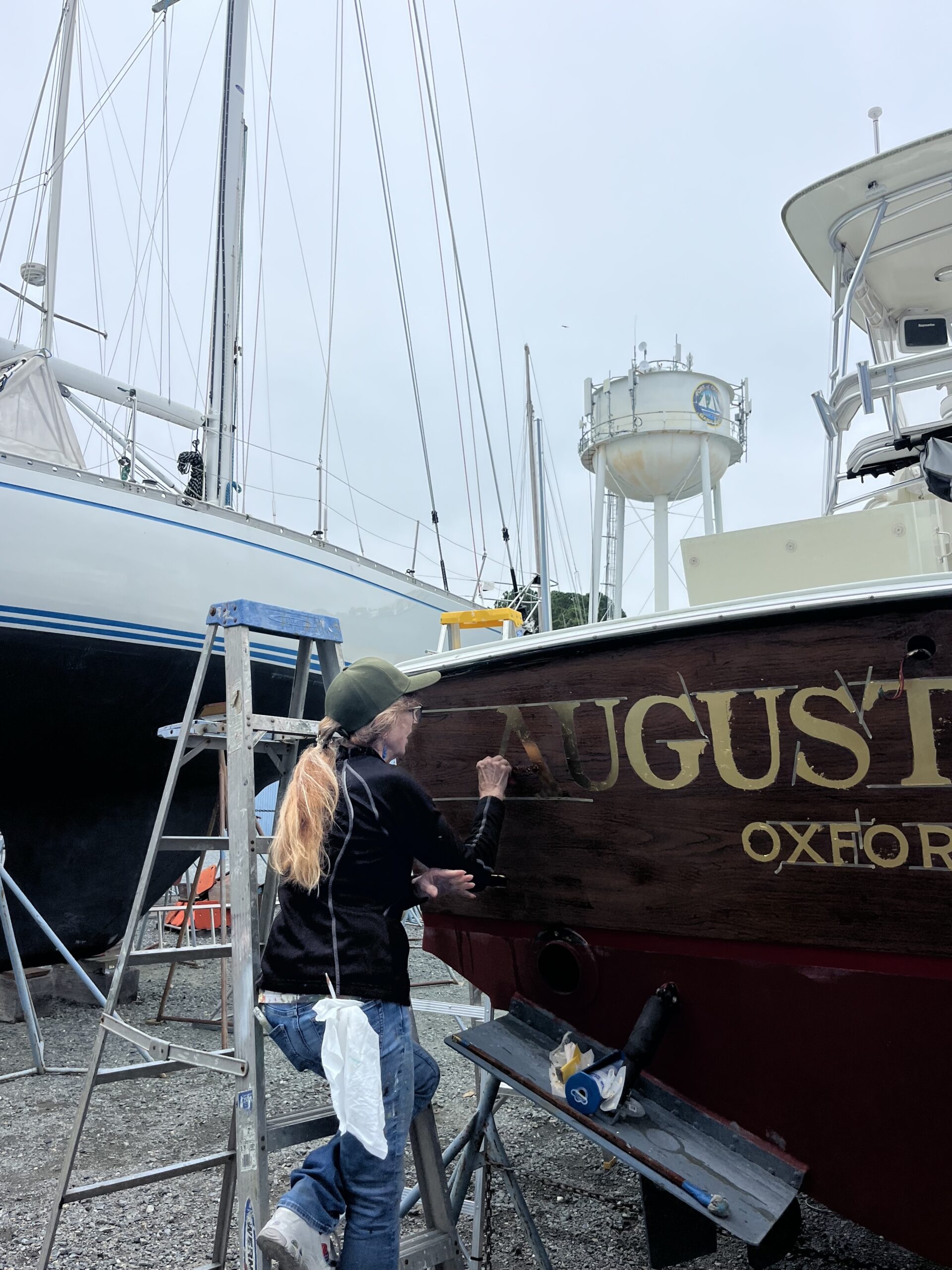 Gold Leaf Dreams: Hand-Painted Boat Lettering Still Alive on the Bay ...