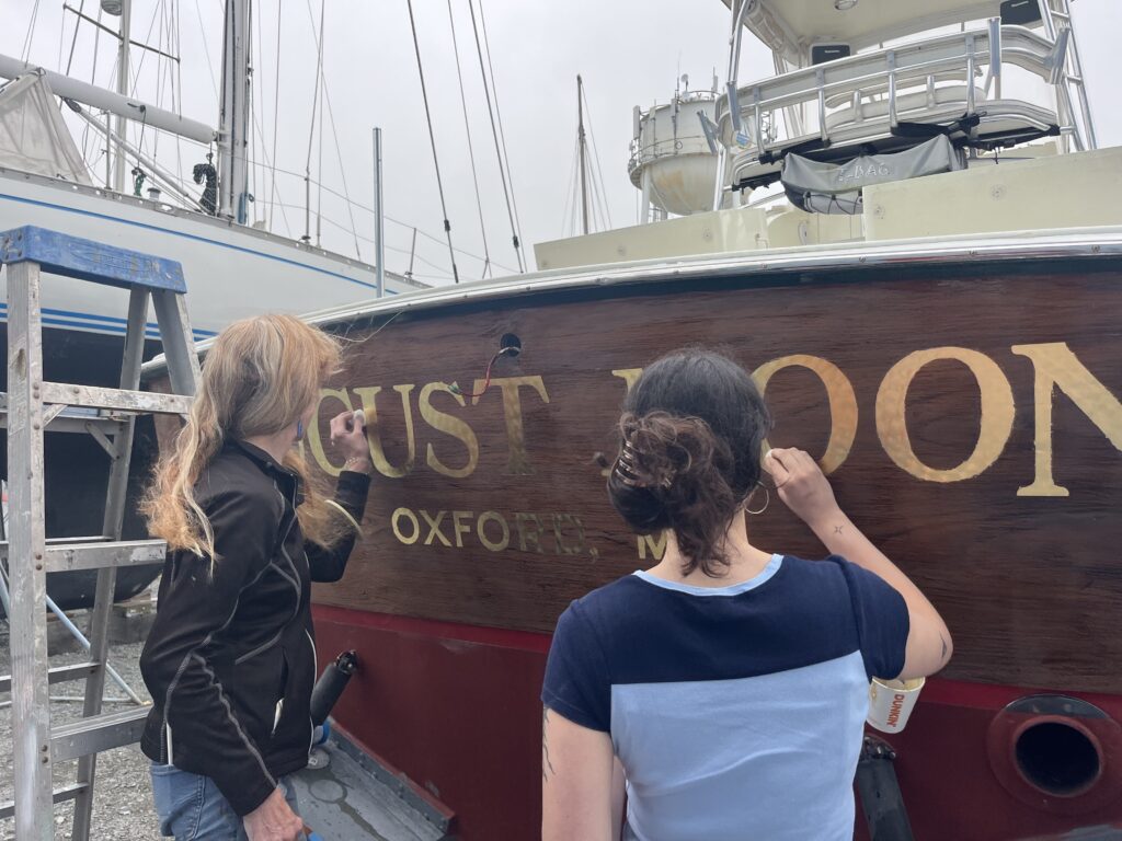 Gold Leaf Dreams: Hand-Painted Boat Lettering Still Alive on the Bay ...