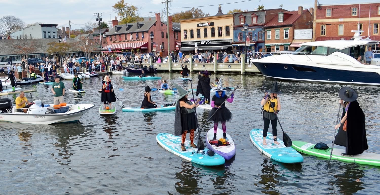 The Witching Hour: SUP "Witches Paddles" are a Growing Trend on the Bay ...